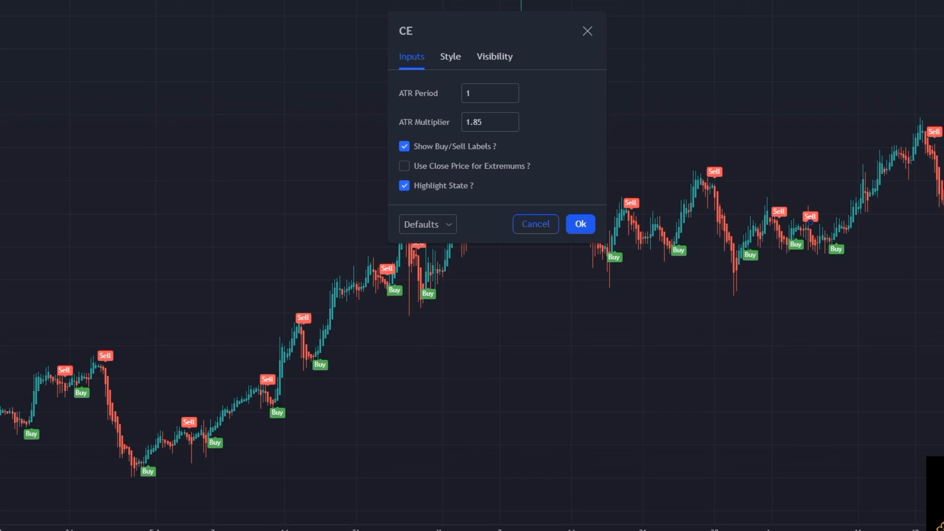 Double RSI Strategy - Using RSI Crossover & Chandelier Indicator